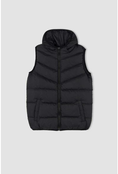 DeFacto Erkek Çocuk Regular Fit Kapüşonlu Mevsimlik Şişme YELEK Y2088A622SP DeFacto Erkek Çocuk Regular Fit Kapüşonlu Mevsimlik Şişme YELEK Y2088A622SP