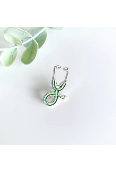 Bikutumutluluk Yeşil Steteskp Doktor Rozet