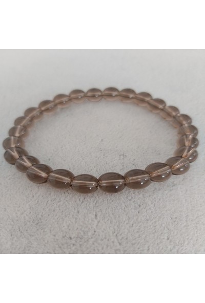 Hera Takı Atölyesi Dumanlı Kuvars Doğal Taş Bileklik