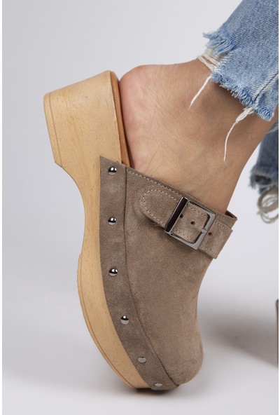 Manijero Martina Deri Kadın Vizon Takunya Terlik Manijero Martina Deri Kadın Vizon Takunya Terlik