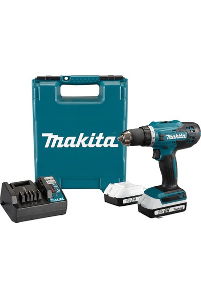 Makita DF488D002 Darbesiz Matkap Vidalama 18V 1,5AH Çift Akülü Makita DF488D002 Darbesiz Matkap Vidalama 18V 1,5AH Çift Akülü