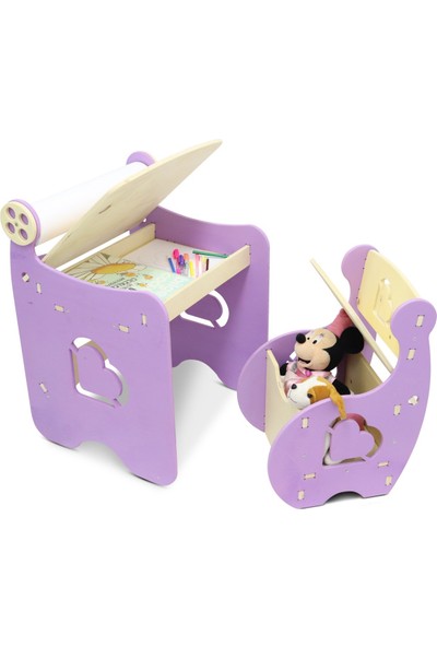 Lulubere Aktivite Çalışma Masası Lila