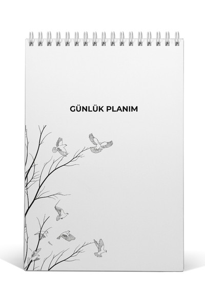 Joo Ilüstrasyon Serisi Günlük Planlayıcı (Spiralli)