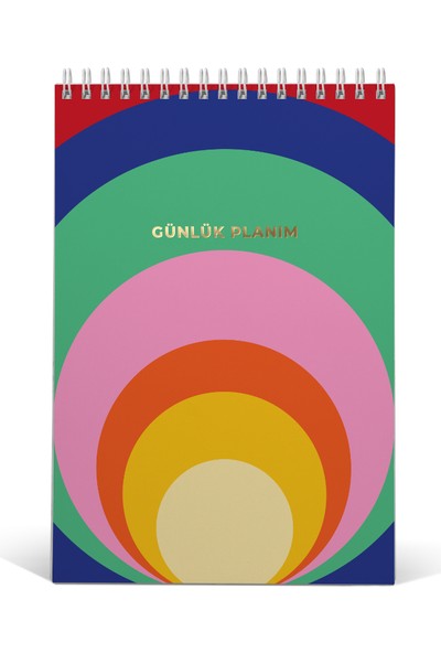 Joo Geometrik Seri Günlük Planlayıcı (Spiralli)