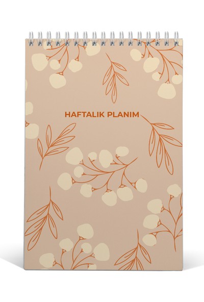 Joo Çiçek Serisi Haftalık Planlayıcı (Spiralli) Joo Çiçek Serisi Haftalık Planlayıcı (Spiralli)