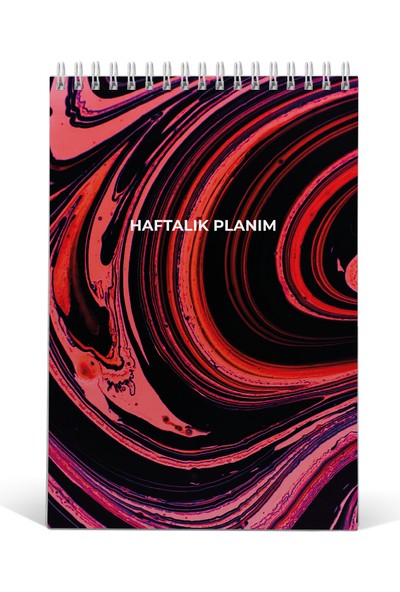 Joo Sanat Serisi Haftalık Planlayıcı (Spiralli)