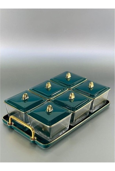 Arow 6'lı Cam Kahvaltı Seti Arow 6'lı Cam Kahvaltı Seti