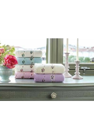 Özdilek Butik El - Yüz Havlusu 50 x 90 - MELROSE Krem Özdilek Butik El - Yüz Havlusu 50 x 90 - MELROSE Krem