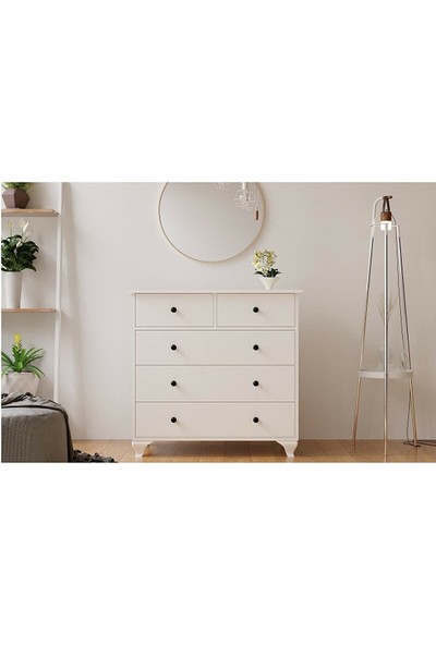 Ünüvar Konsept White Şifonyer