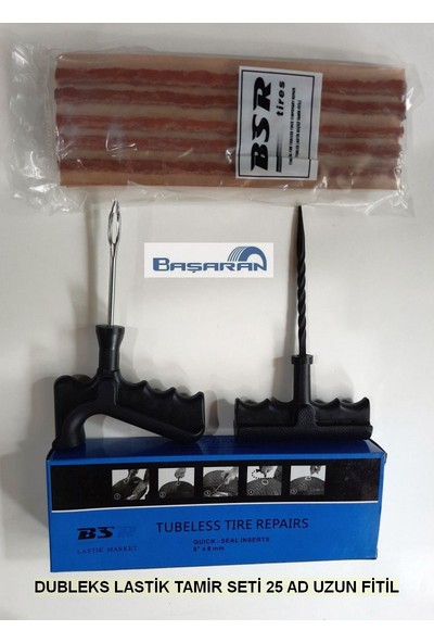Bsr Dubleks Lastik Tamir Seti (2 Alet ve 25 Ad Uzun Fitil) Bsr Dubleks Lastik Tamir Seti (2 Alet ve 25 Ad Uzun Fitil)
