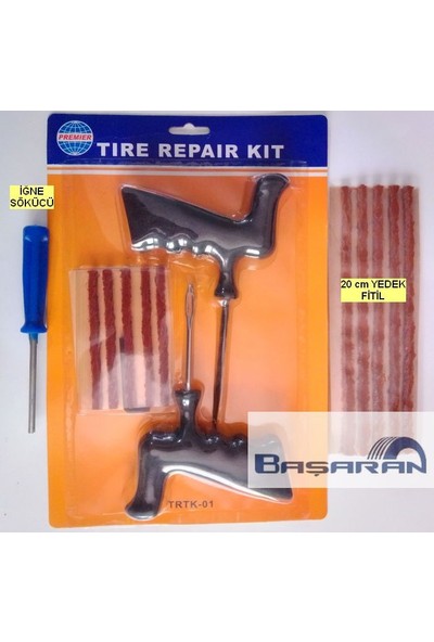 Bsr Dubleks (Tubles) Lastik Tamir Seti, Yedek Fitil, Iğne Sökücü Hediye