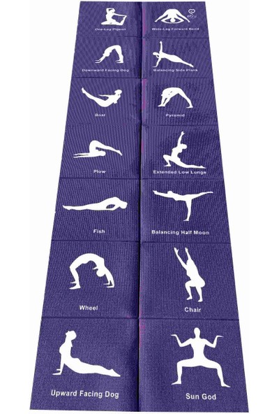 Ebru Şallı Katlanır Egzersiz Minderi