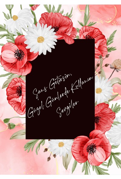 Tellgraf Teşekkür Kartı 5,5 x 8,5 cm 100'lü