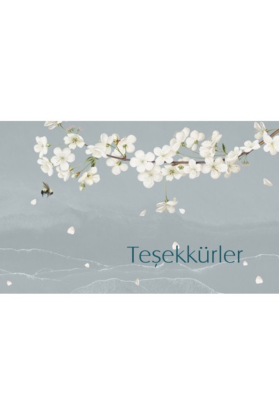 Tellgraf Teşekkür Kartı 5,5 x 8,5 cm 100'lü