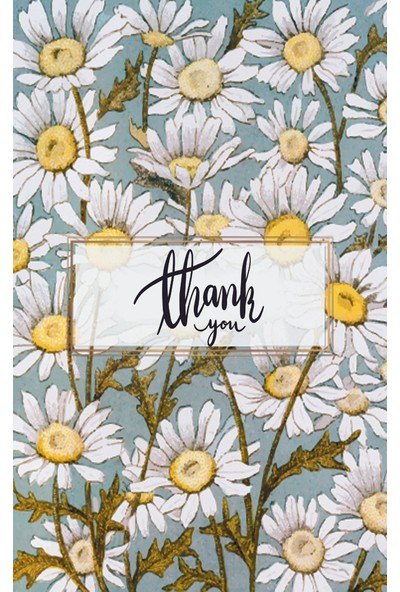 Tellgraf Teşekkür Kartı 5,5 x 8,5 cm 100'lü