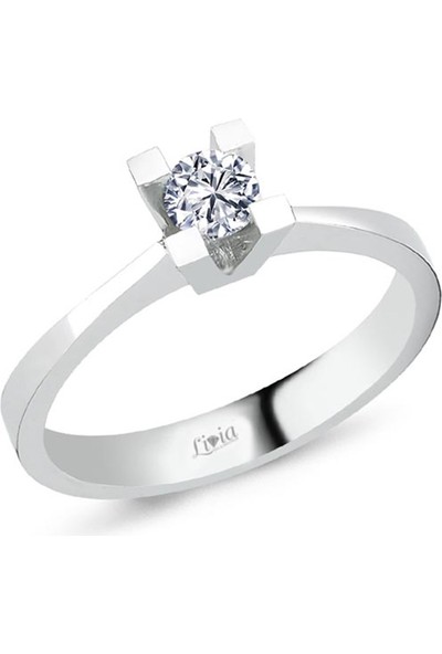 Livia 14 Ayar 0,22 Karat Pırlanta Tektaş Yüzük Livia 14 Ayar 0,22 Karat Pırlanta Tektaş Yüzük