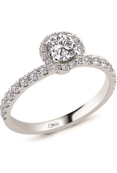 Livia 14 Ayar 0,55 Karat Pırlanta Tektaş Yüzük Livia 14 Ayar 0,55 Karat Pırlanta Tektaş Yüzük