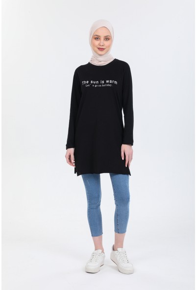 Pink Apple Tesettür Uzun Kol Tshirt Tunik Pink Apple Tesettür Uzun Kol Tshirt Tunik