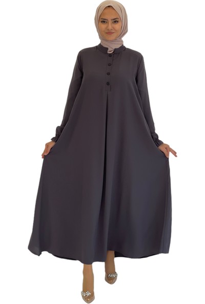 Esranur mevlana Elbise Gri Esranur mevlana Elbise Gri