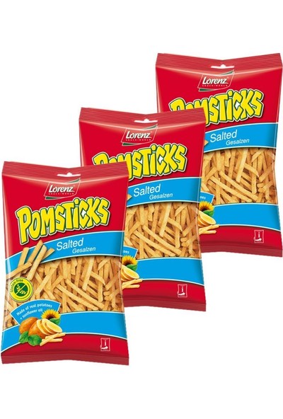 Lorenz Pomsticks Tuzlu Patates Cips 85 gr 3'lü