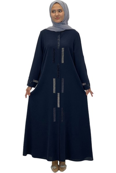 esranur Esranur taş Şerit Ferace Lacivert esranur Esranur taş Şerit Ferace Lacivert