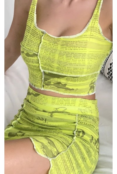 Iç Astarlı Etek Ikili Takım