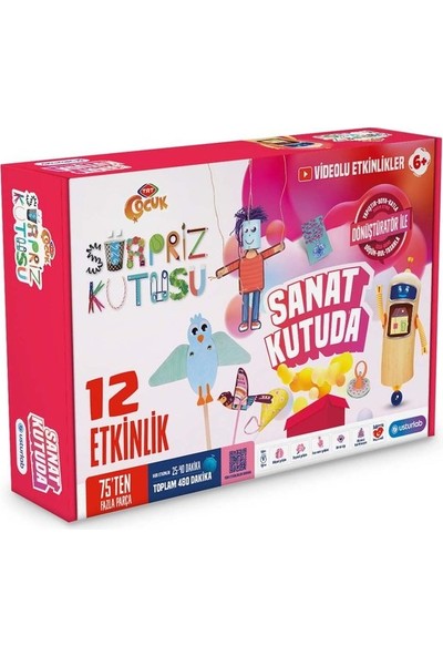 Usturlab Sürpriz Kutusu - Sanat Kutuda, Evde Eğitici Aktivite Kutusu 6+ Yaş Usturlab Sürpriz Kutusu - Sanat Kutuda, Evde Eğitici Aktivite Kutusu 6+ Yaş