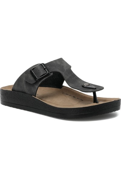 Polaris 402007.M2FX Antrasit Erkek Terlik