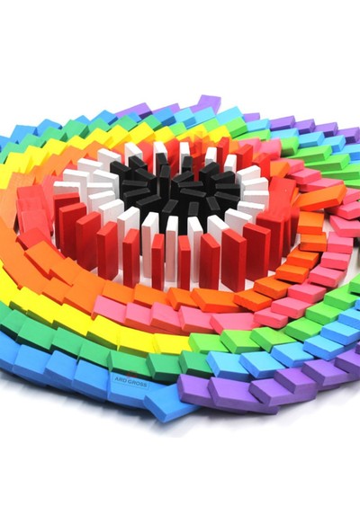 Ard Gross Renkli Ahşap Domino Taşları 200 Parça Eğitici Domino Oyunu Ard Gross Renkli Ahşap Domino Taşları 200 Parça Eğitici Domino Oyunu