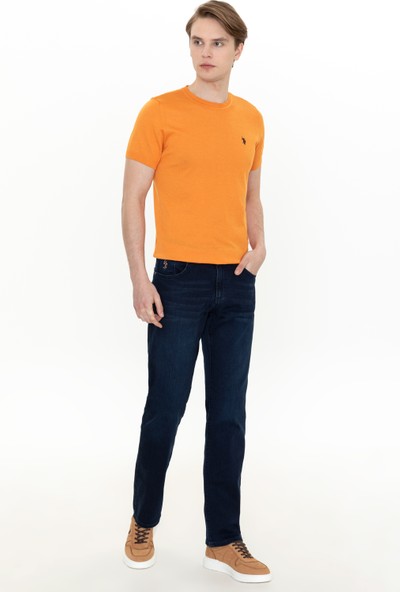 U.S. Polo Assn. Erkek Mavi Denim Pantolon 50254329-DN0023