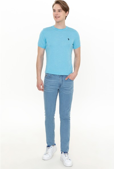 Erkek Mavi Denim Pantolon 50254341-DN0021