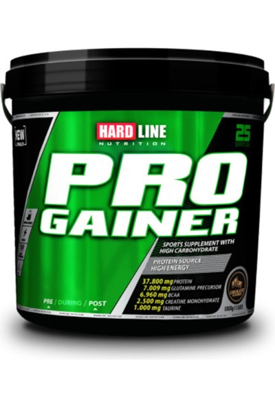 Hardline Nutrition Hardline Progainer Çikolata 5000 Gr Karbonhidrat Tozu Hardline Nutrition Hardline Progainer Çikolata 5000 Gr Karbonhidrat Tozu