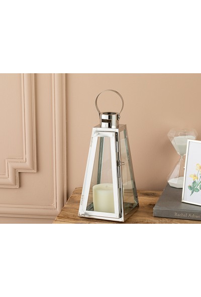 English Home Luxury Fener 13X13X25 cm Silver