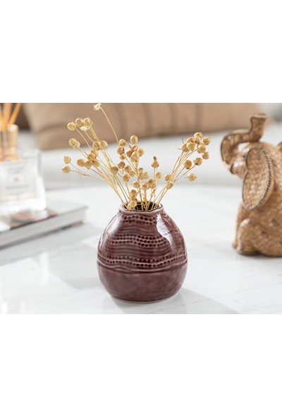 English Home Erica Vazo 8,5x8,5x8,2cm Bordo