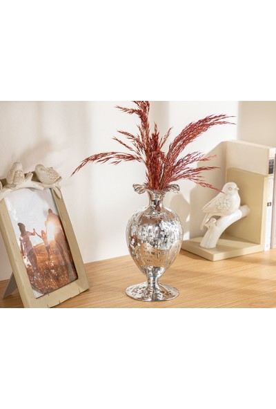 English Home Macy Vazo 10X18 cm Silver