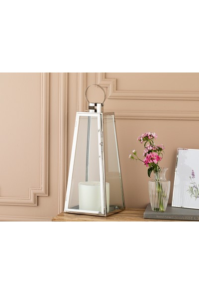 English Home Luxury Fener 20X20X46 cm Silver