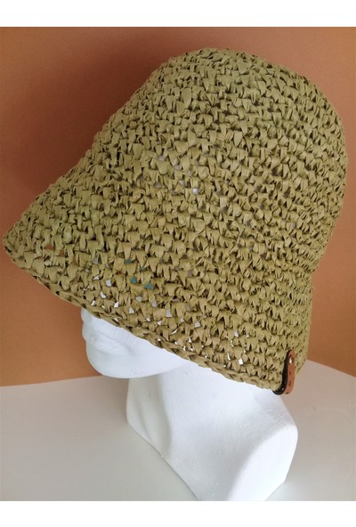 Cybele Tığ Işi Yazlık Bucket Hasır Şapka Cybele Tığ Işi Yazlık Bucket Hasır Şapka
