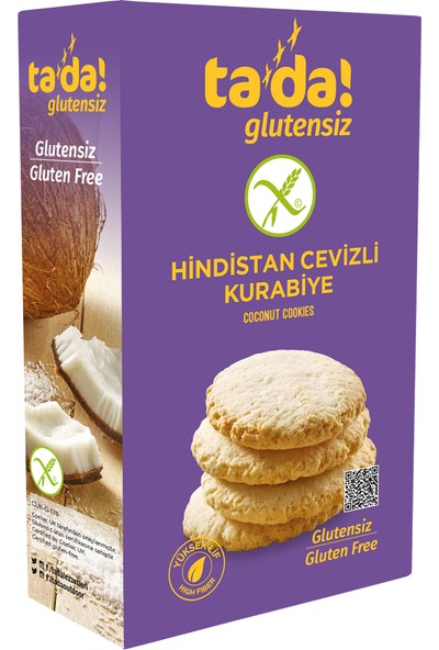 Glutensiz Hindistan Cevizli Kurabiye 100 G