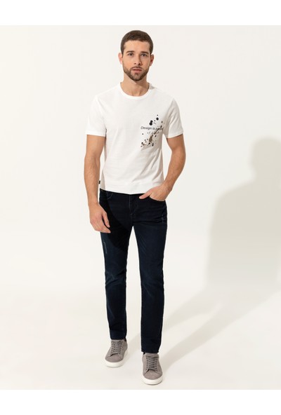 Pierre Cardin Koyu Lacivert Slim Fit Denim Pantolon 50253030-VR100 Pierre Cardin Koyu Lacivert Slim Fit Denim Pantolon 50253030-VR100