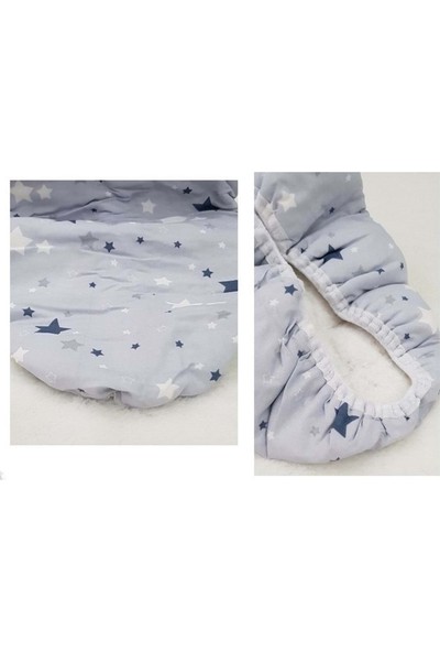 Mandaş Duck Kumaş Kalın Keçeli Lastikli Ütü Masası Kılıfı, Ütü Bezi (38X125)