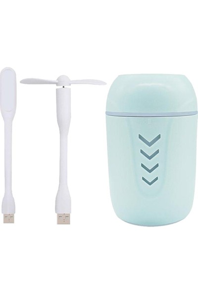 USB Mini Nemlendirici LED Gece Lambası Araba Masaüstü Sprey Mist Mavi USB Mini Nemlendirici LED Gece Lambası Araba Masaüstü Sprey Mist Mavi