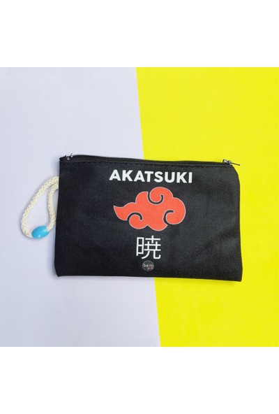 Hediye Ofisi Akatsuki Tasarımlı Anime Kalemlik Bez Cüzdan