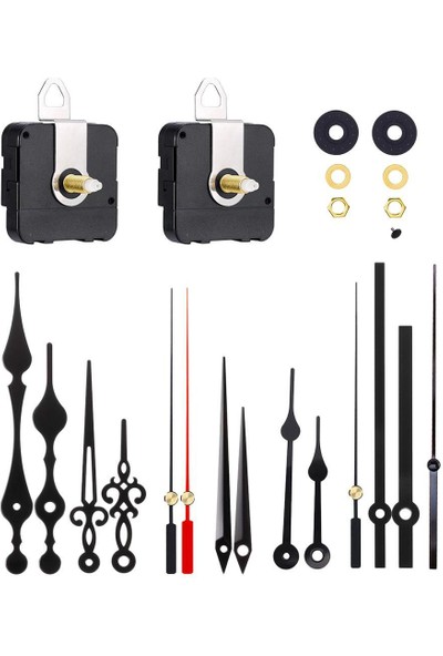 2 Takım Saat Motor Hareketi Saati Dıy Dakika Saniye Eller Parçaları Ek Parçaları 2 Takım Saat Motor Hareketi Saati Dıy Dakika Saniye Eller Parçaları Ek Parçaları