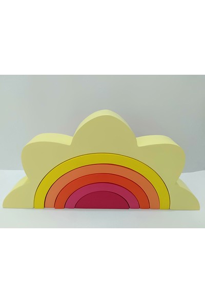 Lion Wooden Toys Lionwoodentoys Güneş Şekilli Gökkuşağı