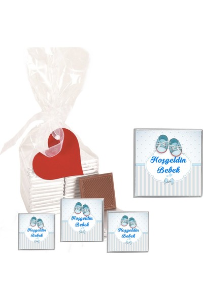 Agrand Madlen Çikolata Hoşgeldin Bebek Agrand Marka 35 Adet Jelatin Poşetli Kalpli Etiketli Agrand Madlen Çikolata Hoşgeldin Bebek Agrand Marka 35 Adet Jelatin Poşetli Kalpli Etiketli