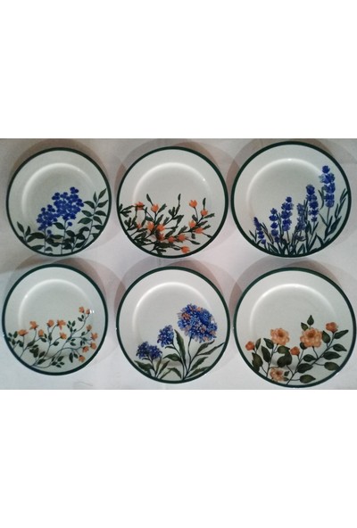 Porland Flower Garden 6 Kişilik Servis Tabağı 24CM Porland Flower Garden 6 Kişilik Servis Tabağı 24CM