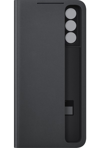 Samsung Galaxy S21 Akıllı Clear View Kılıf - Siyah Samsung Galaxy S21 Akıllı Clear View Kılıf - Siyah