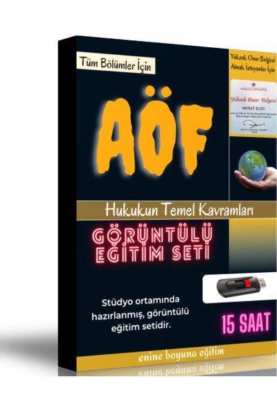 Enine Boyuna Eğitim AÖF Hukukun Temel Kavramları Eğitim Seti (15 Saat Anlatım) Enine Boyuna Eğitim AÖF Hukukun Temel Kavramları Eğitim Seti (15 Saat Anlatım)