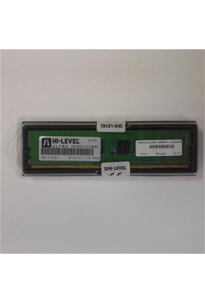Hı-Level 4gb 2133MHZ Ddr4 PC17066D4-4G Hı-Level 4gb 2133MHZ Ddr4 PC17066D4-4G