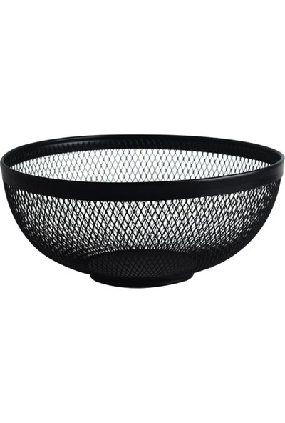 Ev Ev Için Dekoratif Meyve Sepeti Büyük Meyve ve Sebze Tutucu Siyah